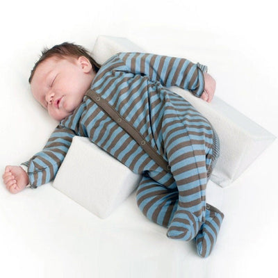 Anti Roll Baby Pillow for Newborns – Safer Side Sleeper™