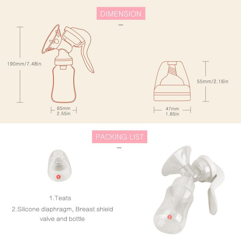Manual Breast Feeding Pump | Default Title