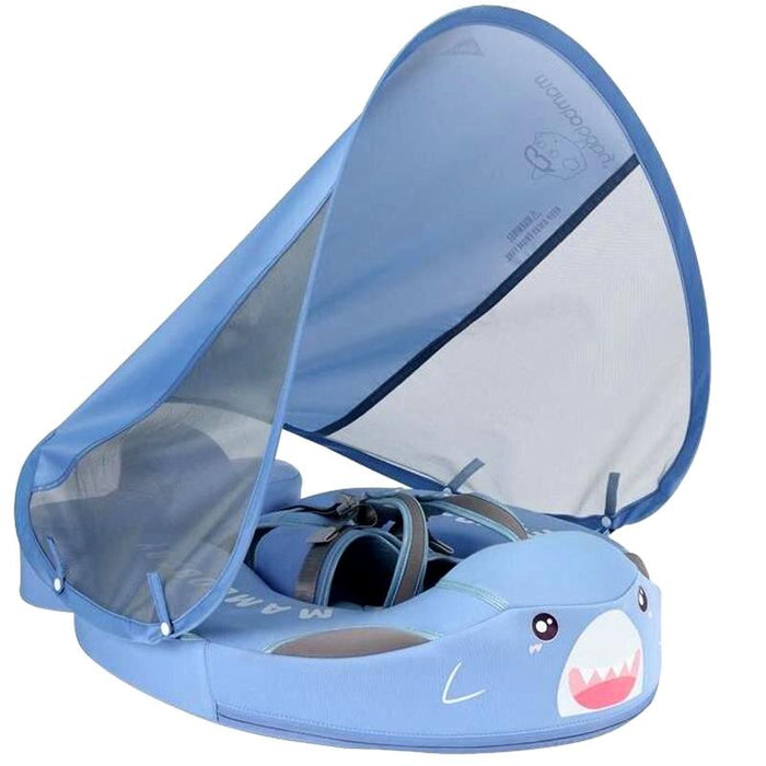 Premium Baby Swim Float with Canopy | UPF 50+ Protection